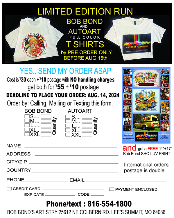 Bob Bond Art-Graphic Artist,Pinstriping,Airbrushing,Logo Designing,Gold ...